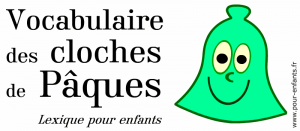 Vocabulaire de Pâques. Lexique. Mots courants, expressions simples.