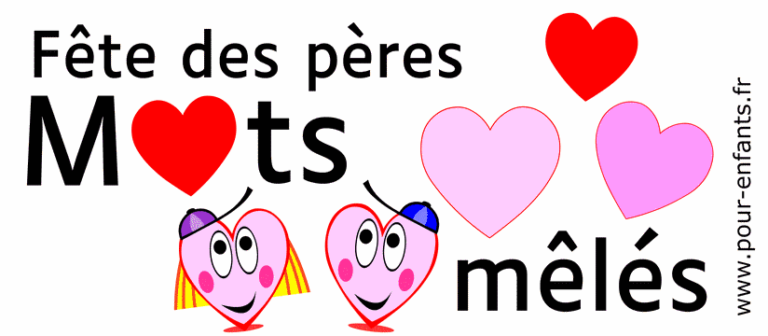 Mots mêlés fleurs pour la Fête des pères, la fête des papas. Avec solution.